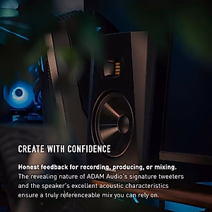 ADAM Audio T8V Studio Monitor for recording, mixing and mastering, Studio Quality Sound (Single)