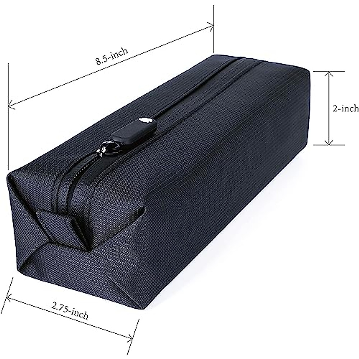 Comfyable Small Toiletry Bag for Men, Slim Mini Toiletry Bag, Toothbrush Bag, Mini Dopp Kit Bag for Electronics, Tech, Gym, Water-Resistant Essentials Bag, Black