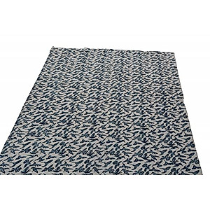 Trade Star 3 Yard Hand Block Print Fabric 100% Cotton Fabric for Sewing Crafting Dressmaking Running Natural Dye Sanganeri Indian Bird Print Fabric by The Yard Width 44 Inches(Pattern 1)