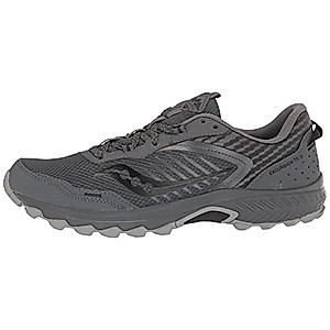 Saucony mens Excursion Tr15 Trail Running Shoe, Shadow/Black, 10 US