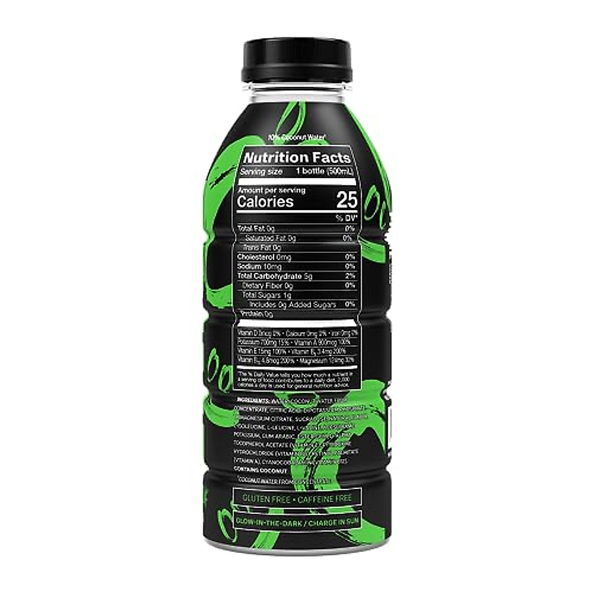 Prime Hydration Sports Drink by Logan Paul & KSI Glowberry - 12 x 500ml Pack