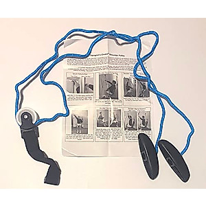 Therapist’s Choice® Shoulder Pulley, Over The Door- Includes Basic Exercise Guide (Blue)