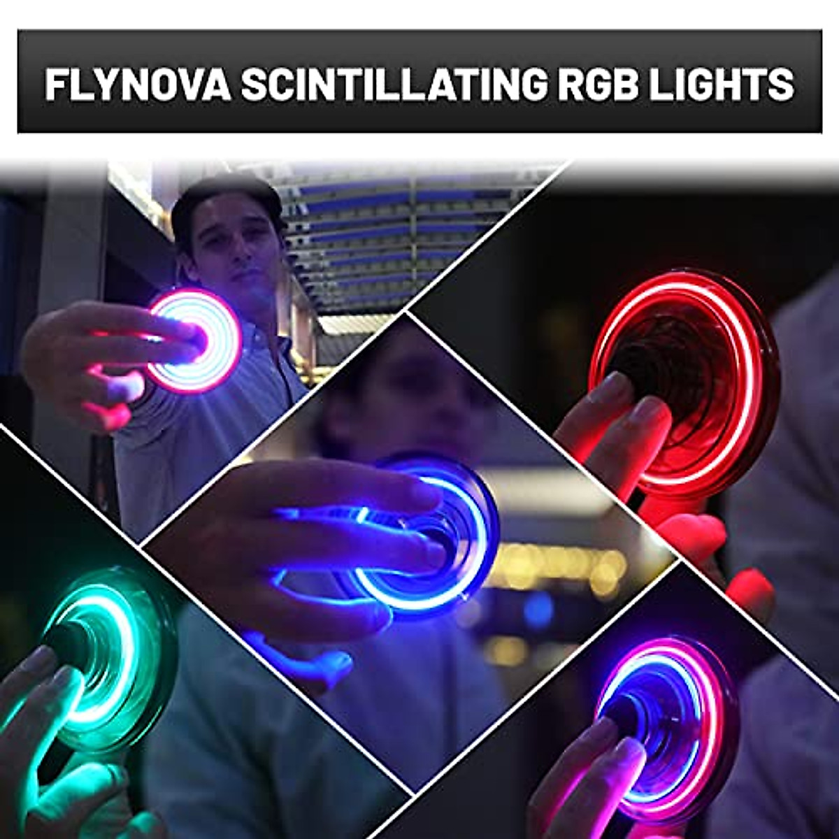 Flying Spinner Mini Drone,Hand Operated Drones for Kids Adults,Mini Flying Orb Ball with Lights,Hover Boomerang Fidget Spinner,Christmas Birthday Gifts for Boys Girls 8 9 10 11+ Indoor Outdoor (Black)