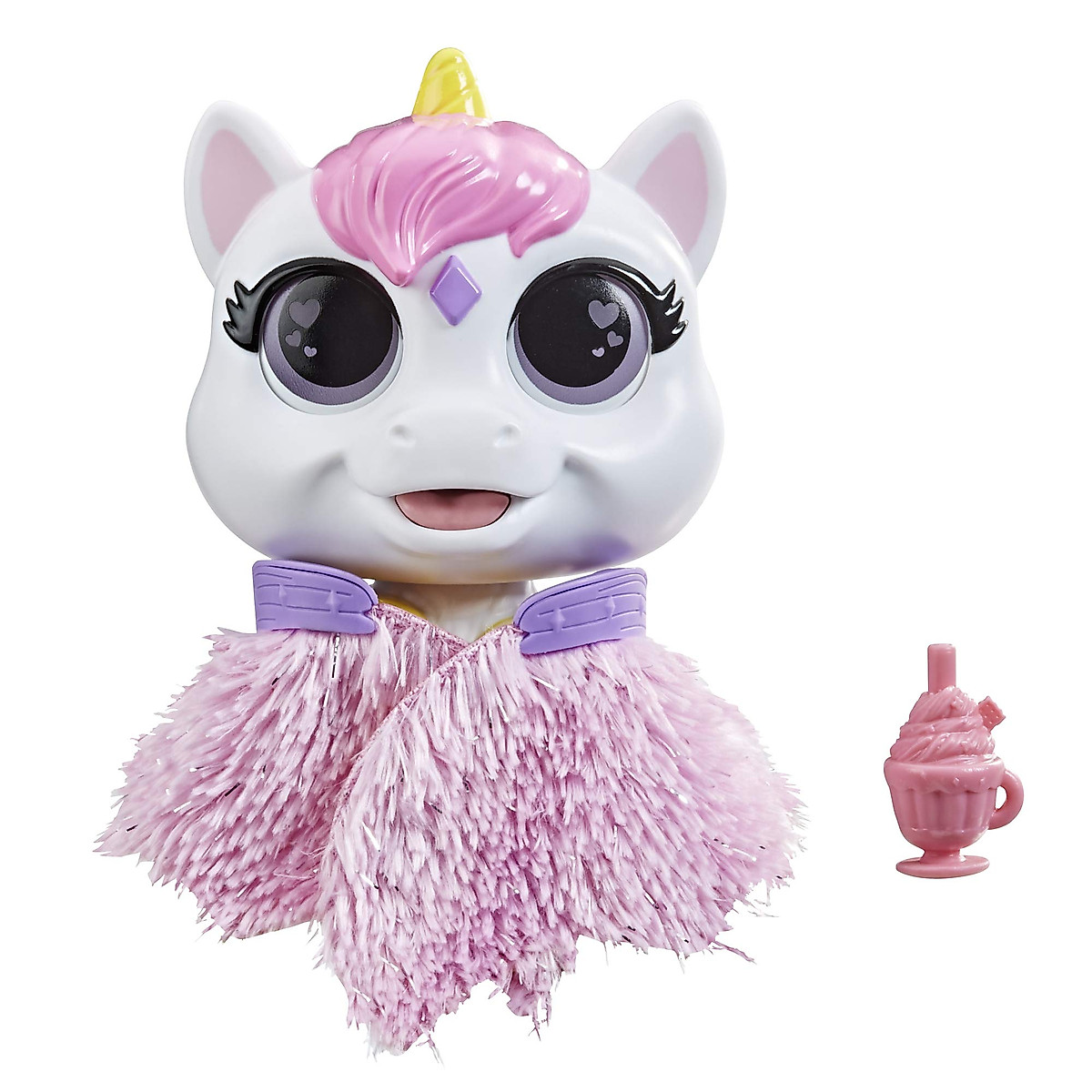 FurReal Airina The Unicorn Color-Change Interactive Feeding Toy, Lights and Sounds, Ages 4 and up