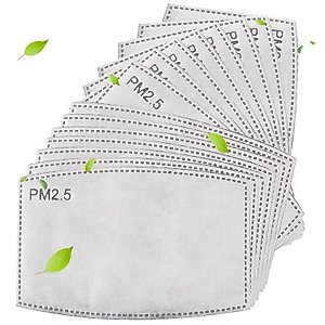 Tomorotec Kids’ Size Face Mask Filter Set [40-Pack] 5-Layer Value Pack DIY Craft for Indoor and Outdoor Activities