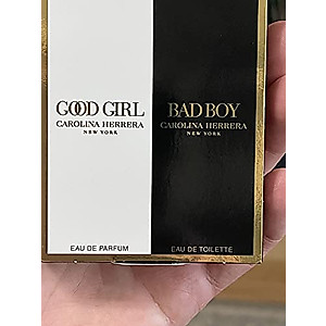 Carolina Herrera Good Girl EDP & Bad Boy EDT Sample Set Spray Vial 1.5 ml 0.05FL oz each