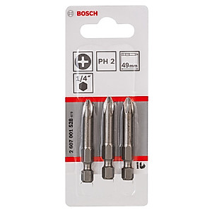 Bosch 2607001528 Screwdriver Bit Ph 2 XH 49mm 3 Pcs