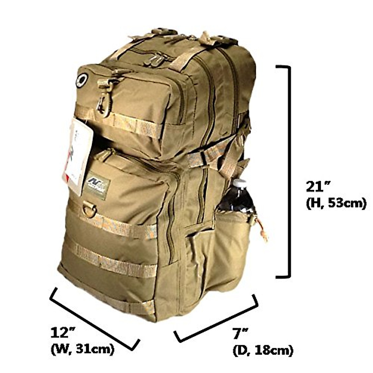 NexPak 21" 2000 cu. in. Great Hunting Camping Hiking Backpack DP321 TAN