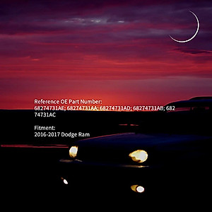 Backup Tailgate Camera for 2016-2017 Dodge Ram 68274731AE 68274731AA 68274731AD 68274731AB 68274731AC