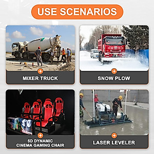 Putec Vibration Motor Mini vibrating Motors Industrial Concrete Vibrator with Switch and US plug Single Phase 110V 20W 3600RPM