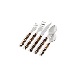 Sabre Women's Bistrot Brilliant 5 Piece Set, Tortoise, Brown, 5 Piece