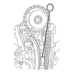 iFJF Cam Phaser Locking Tool and Timing Chain Locking Wedge Tool Cam Tool Complete Set Replacement for 4.6L/5.4L/6.8L 3V Engine Mercury 2005-2014 5.4L 4.6L 3V Engines Navigator Mustang F150