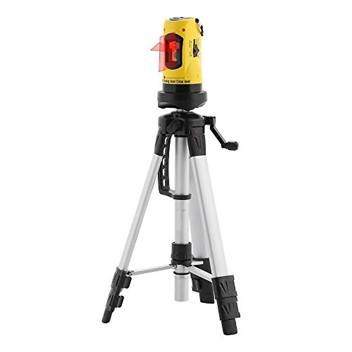 ZELCAN Line Laser Level with Tripod, Auto Leveling Kit Combo with Horizontal/Vertical/Cross-Line, Dual-module Self-Leveling Laser Alignment Tool Set for Hanging Pictures
