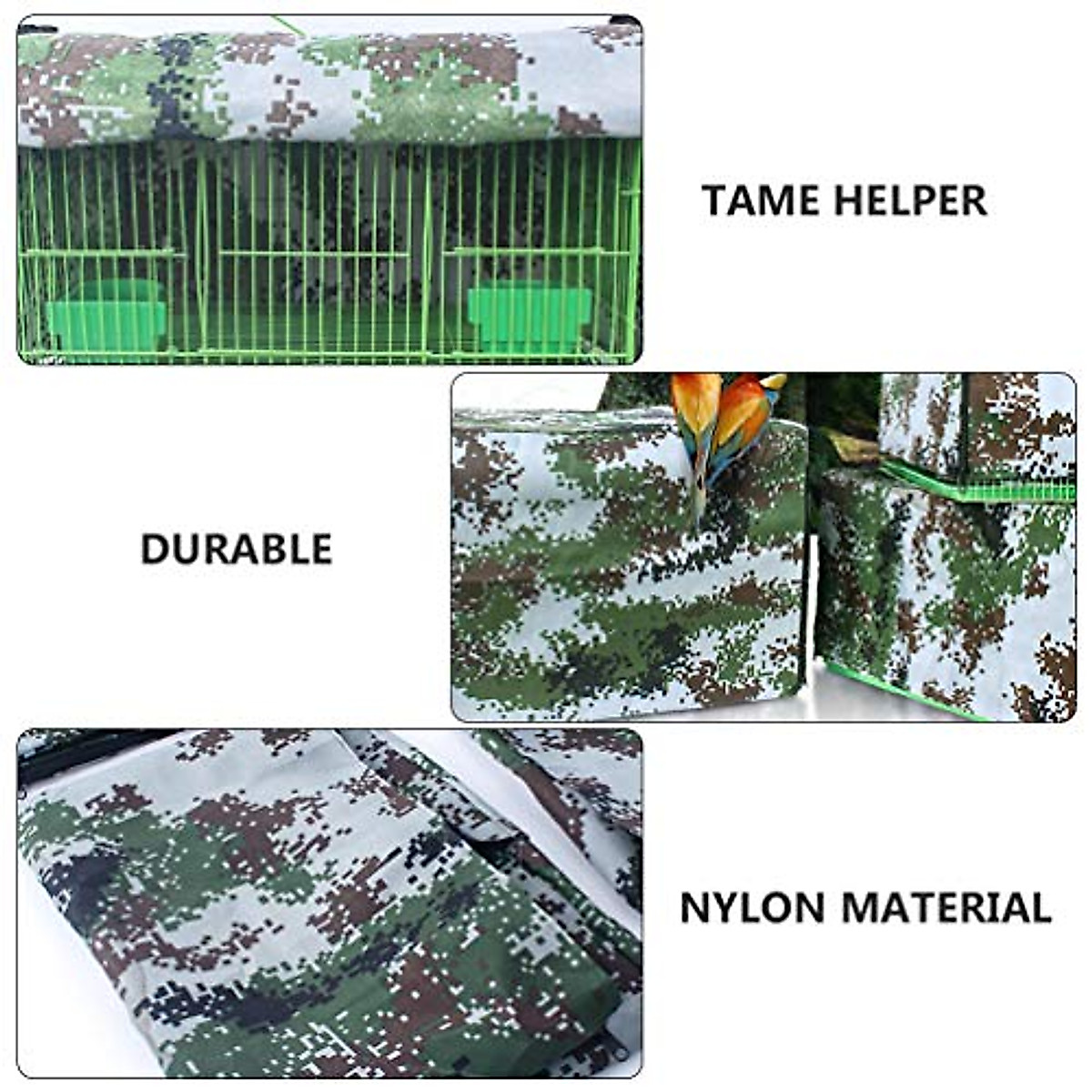 balacoo Bird Cage Cover Good Night Parakeet Pet Cage Cover Washable Parrot Cage Shield Case
