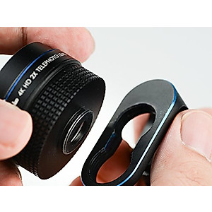 Kenko Real Pro KE-RP065WM Clip Wide 0.65x and Macro Lens for Smartphone/Tablet/Notebook Black
