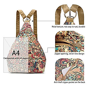 Black Butterfly Premium Backpack for Women, Bohemia Style Casual Daypack Backpack, Fashion, Light and Small (01-yellow)