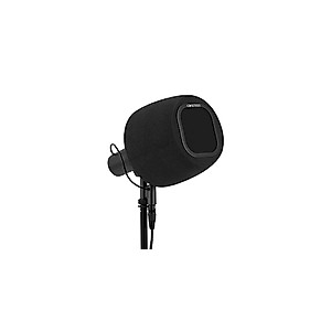 Iconic Mars Comet X7B Front-Address Podcast Microphone Isolation Recording Studio Booth SM7B, MV7, RE20, RE320, Broadcaster