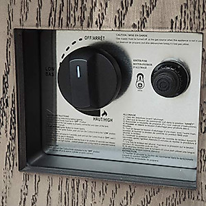 Christopher Knight Home Abbott Outdoor Rectangular Fire Pit with Tank Holder, Brown Wood Pattern