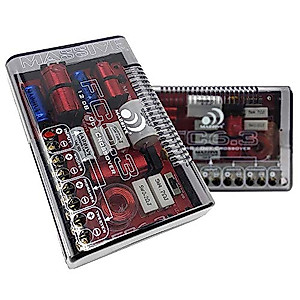 Massive Audio FC6.3 – 6 Inch / 6.5 Inch 3-Way, 150w/300 Watts Max, 6.5 Inch Mid-Bass, 3 Inch Mid-Range, 25mm Tweeter, 4 Ohm, 12db X-Over, Component Kit Speakers. Pair