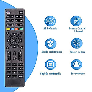 Replaces Universal Remote Control for Samsung, Sharp, LG, Sony, Panasonic, Toshiba, Blu-ray/DVD Players, Streaming Media Players, Universal Remote for All TVs - Easy Setup