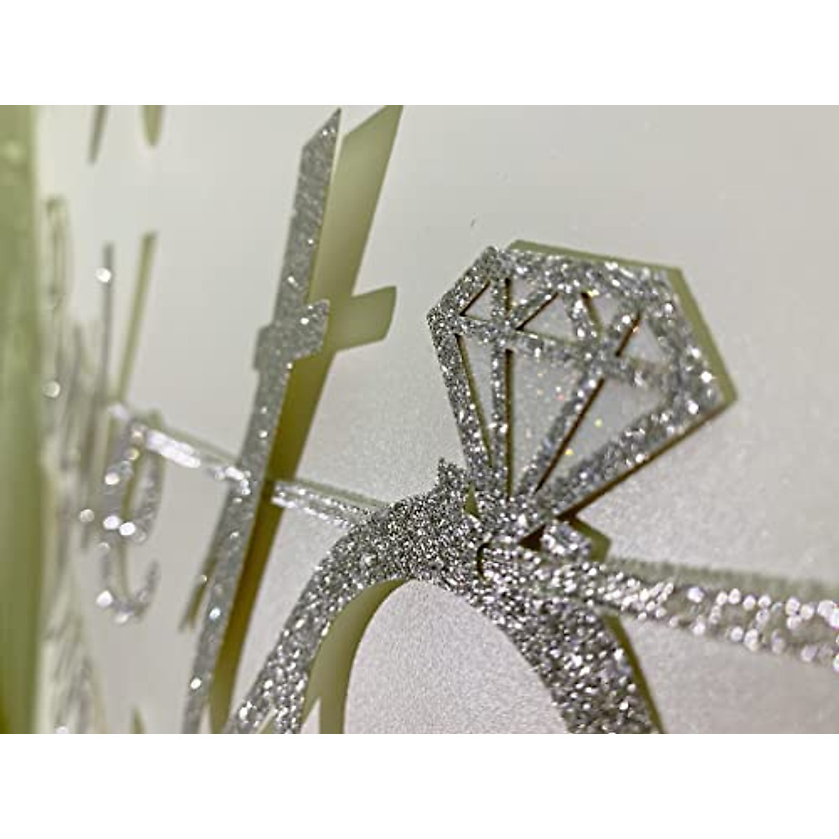 Concico Bridal Shower Decorations - Bride to be happily ever after Banner and Photo Banner for Bridal Shower/Wedding/Engagement Party Kit Supplies Decorations decor(Silver)