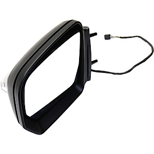 Kool Vue Driver Side Power Heated Mirror for Mercedes Benz ML350 GL450 GL550 ML550 ML63 AMG 2009-2010 Manual Fold With Signal Light & Puddle Lamp; Without Memory Paintable