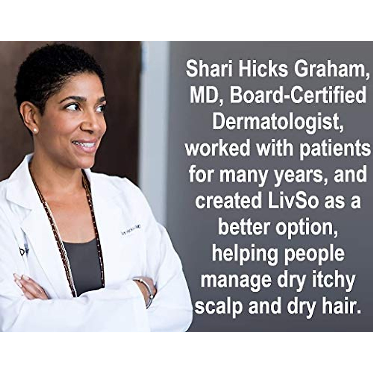 LivSo Moisturizing Shampoo - Dermatologist Created - Moisturizes Hair & Scalp - Naturally Derived - Fresh Feel Product - A Little Bit of LivSo Goes a Long Way