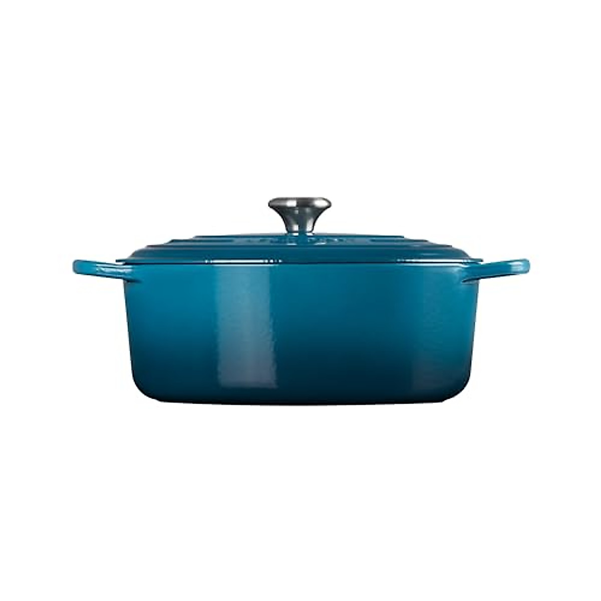 Le Creuset Enameled Cast Iron Signature Oval Dutch Oven, 6.75 qt., Deep Teal
