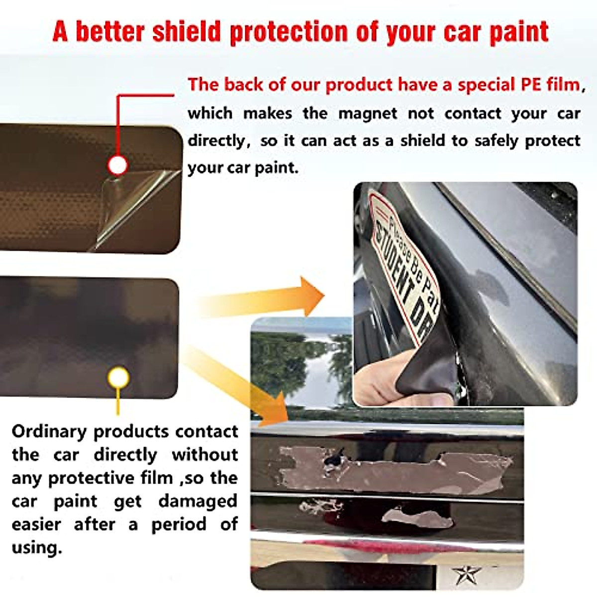 Baby on Board Please Be Patient Magnet Decal Safety Signs for Baby on board Magnet for Car，Baby on Board Magnet for Car，Baby on Board Signs For Car