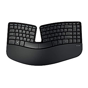 Microsoft Sculpt Ergonomic Wireless Desktop Keyboard and Wireless Mouse L5V-00001 (with Mouse)