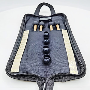 BURNING&LIN Steel Tongue Drum Accessories Set with Mallets Mallets Stand Finger Picks Notes Stickers Storage Bag for Steel Drum Tongue Drum Percussion Instrument