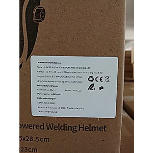 WELDMALL True Color Solar Power Auto Darkening Welding Helmet Welder Hood with Adjustable Shade Range for Mig Tig Arc Sensor Welder Mask WM-110