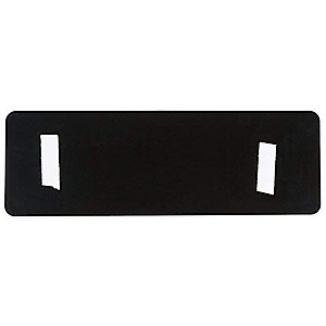 Restrooms Sign - Black and White, 9 x 3-inches Restrooms Sign for Door/Wall, Restroom Signs/Bathrooms Signs by Tezzorio