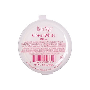 Ben Nye Clown White Makeup, 1.75oz./49gm.