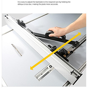 New Aluminum Alloy Table Saw Fence System，31.5/40inch Flip Modification Router Circular Saw Fence, DIY Wood Working Tools And Accessories (Size : 1000mm)
