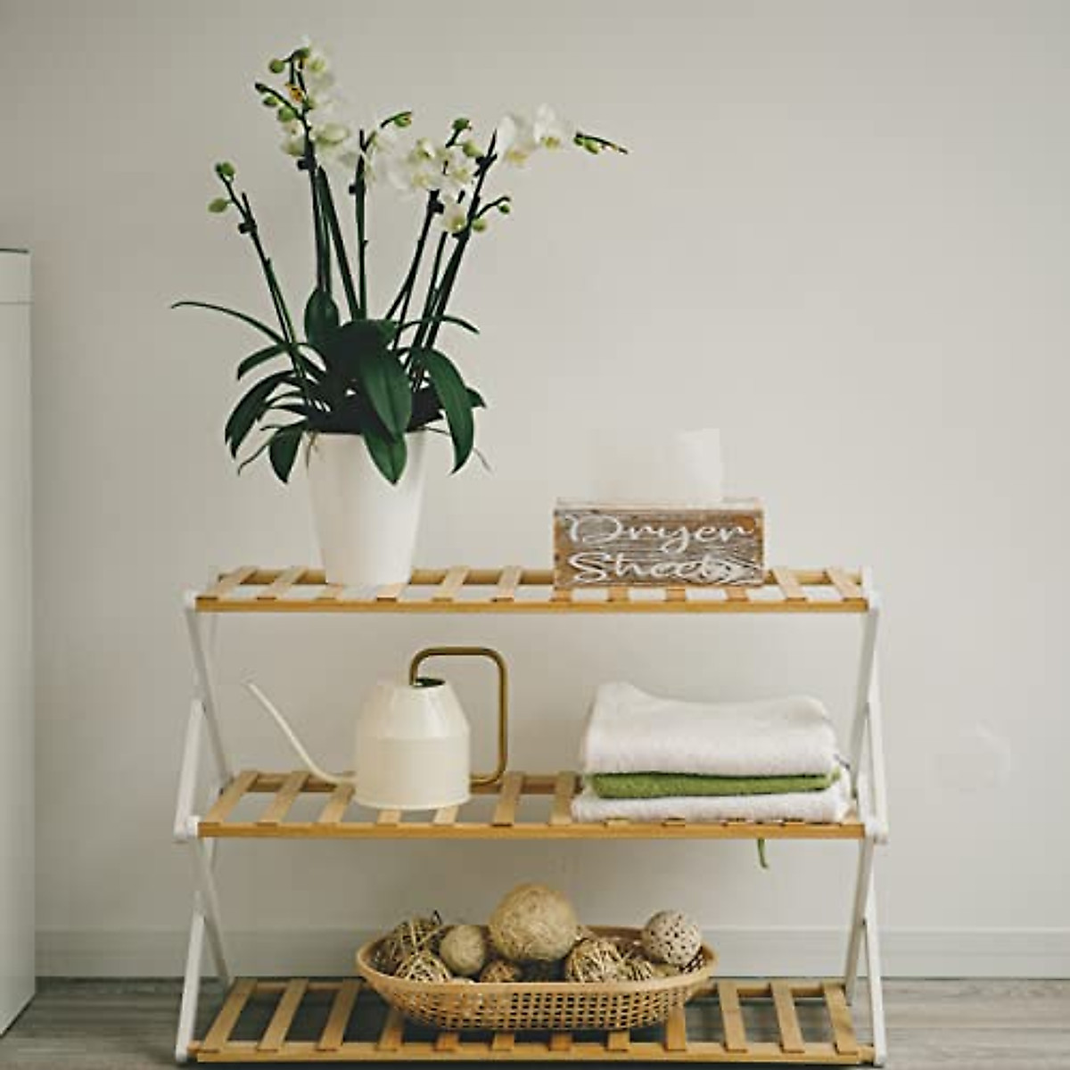 Thee Glamour Home Farmhouse Rustic Dryer Sheet Holder - Laundry Room Organization - Dryer Sheet Dispenser - Laundry Dryer Sheet Holder - Dryer Sheet Storage