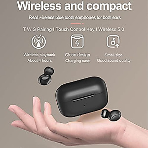 Charella #RDk92Q Bluetooth Headphone Wireless Bluetooth 5 0 Sports Earphones Stereo Sound Built-in Mic Headset for Sports Gym Workouts