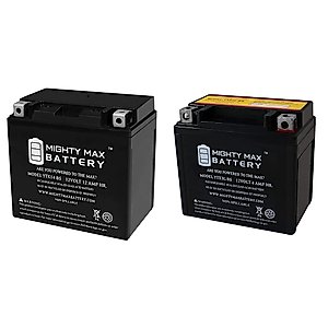 YTX14-BS - 12V 12AH 200 Cca - SLA Power Sport Battery - Mighty Max Battery Brand Product & 80 CCA - SLA Power Sport Battery - Mighty Max Battery Brand Product (3416330)