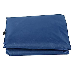 Zerone 3 Seat Swing Cushion Cover, Foldable Waterproof Furniture Chair Cushion Bench Settee Cushion Cover Replacement for Outdoor Patio Garden Yard