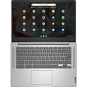 2021 Flagship Lenovo Chromebook 14" FHD Laptop Computer for Business Student, Octa-Core MediaTek MT8183 Upto 2GHz, 4GB RAM, 64GB eMMC,802.11ac WiFi,Webcam, 10 Hours Battery, Chrome OS +Marxsol Cables
