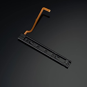 Avericht Replacement Left Slider Rail with Ribbon Cable for Nintendo Switch Console, Metal Slider Bracket Replacement Part. (Left)