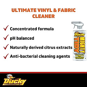 DUCKY PRODUCTS Mighty Tidy: Vinyl & Fabric Cleaner Spray, 32 oz.