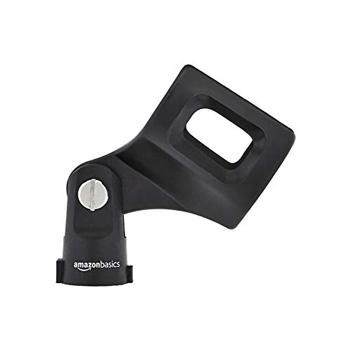 Amazon Basics Microphone Clip, Large Barrel Style, Single, Black