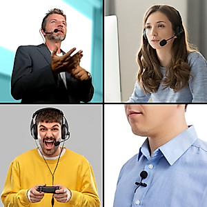 Juvale 24 Pack Microphone Headset Windscreen Covers - Mini Foam Wind Guard Screens for Lavalier and Lapel Mic, Noise Reduction Muff (Black, 0.8 Inch)