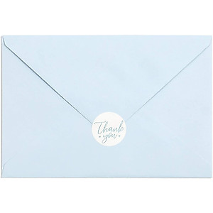 Pipilo Press 60 Pack Boy Baby Shower Thank You Cards with Blue Envelopes, Cute Stickers, Blank Inside (6 x 4 In)