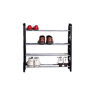 TAZSJG 4 Tiers Shelf Shoes Shoe Rack Storage Organizer Stand Cupboard Tower Exquisitely Designed Durable Gorgeous