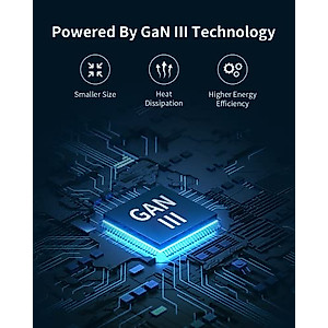 USB C Charger 35W Mini Dual Port USB Charger Block, GaN III Intelligent Distribution PD Fast USB C Wall Charger Adapter with Foldable Plug for MacBook Pro/Air, IPad,iPhone 14/14pro/13/13pro and More