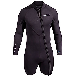 NeoSport Men's Neoprene 5mm Waterman Wetsuit Jacket, Large