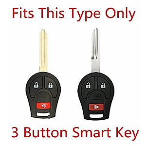 Rpkey Silicone Keyless Entry Remote Control Key Fob Cover Case protector Replacement Fit For Nissan Armada Cube Frontier Juke Murano Pathfinder Quest Rogue Select Sentra Titan Versa Note Xterra （blue）