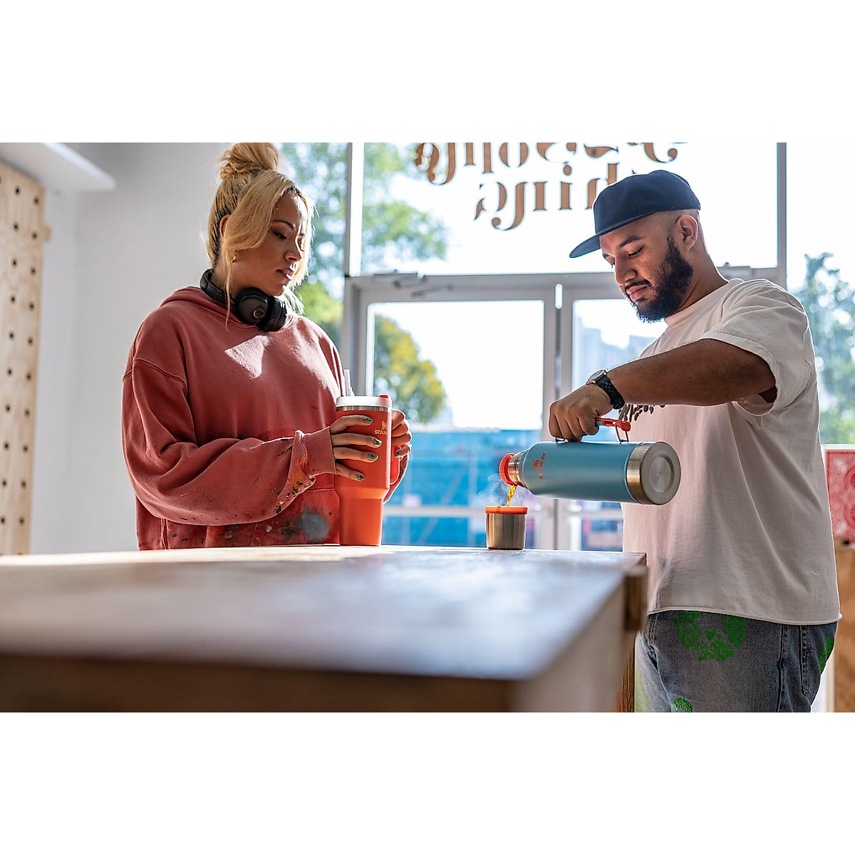 Stanley Classic Vacuum Insulated Wide Mouth Bottle - Pool - BPA-Free 18/8 Stainless Steel Thermos for Cold & Hot Beverages - 1.5 QT